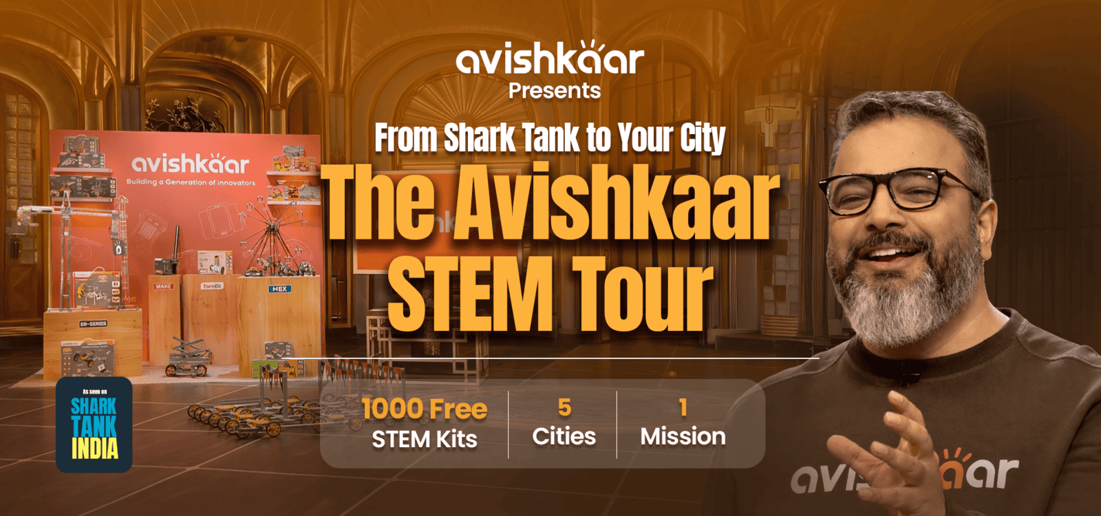 Avishkaar STEM Tour 2026 | Free Workshop by Shark Tank Founder